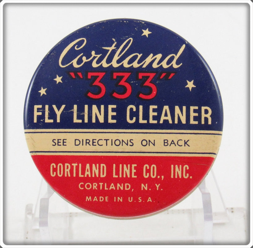 Vintage Cortland 333 Fly Line Cleaner Tin For Sale | Lure Lagoon
